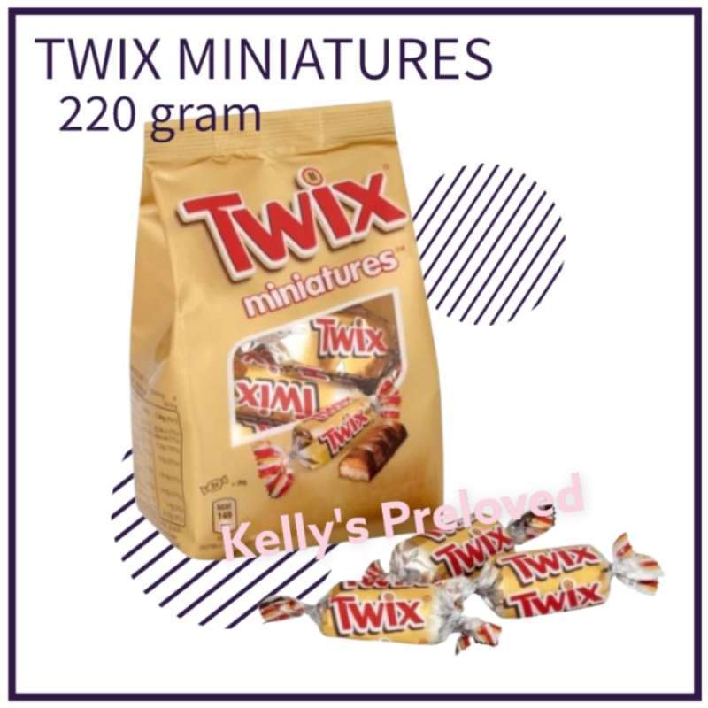 Promo Twix Miniatures 220 Gram | Cokelat Twix Mini Diskon 23% Di Seller ...