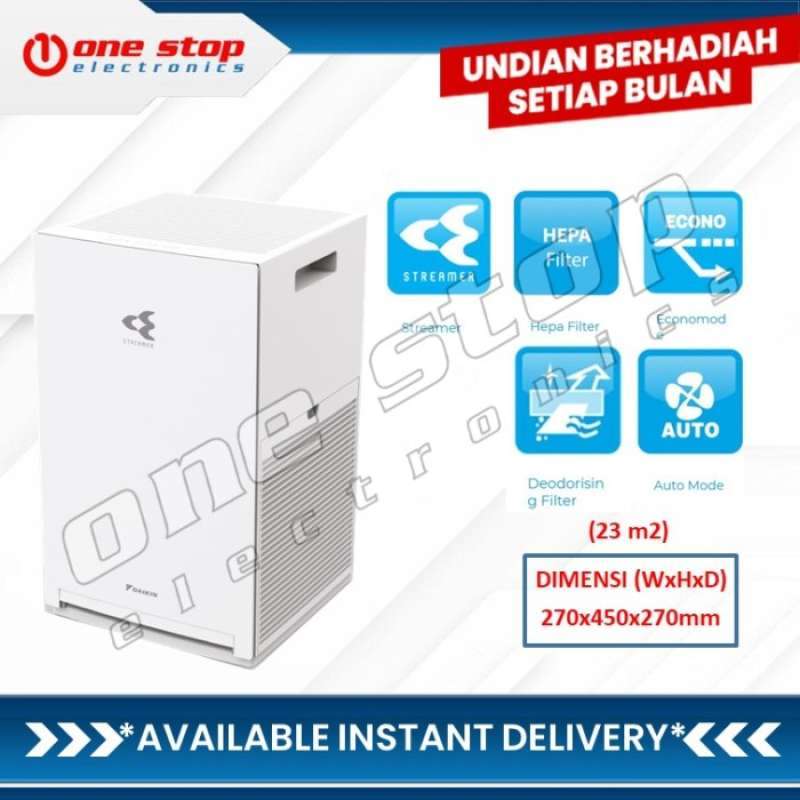 Promo Daikin Mc30yvm7 Air Purifier Hepa Filter W/ Streamer 23 M2 Diskon ...