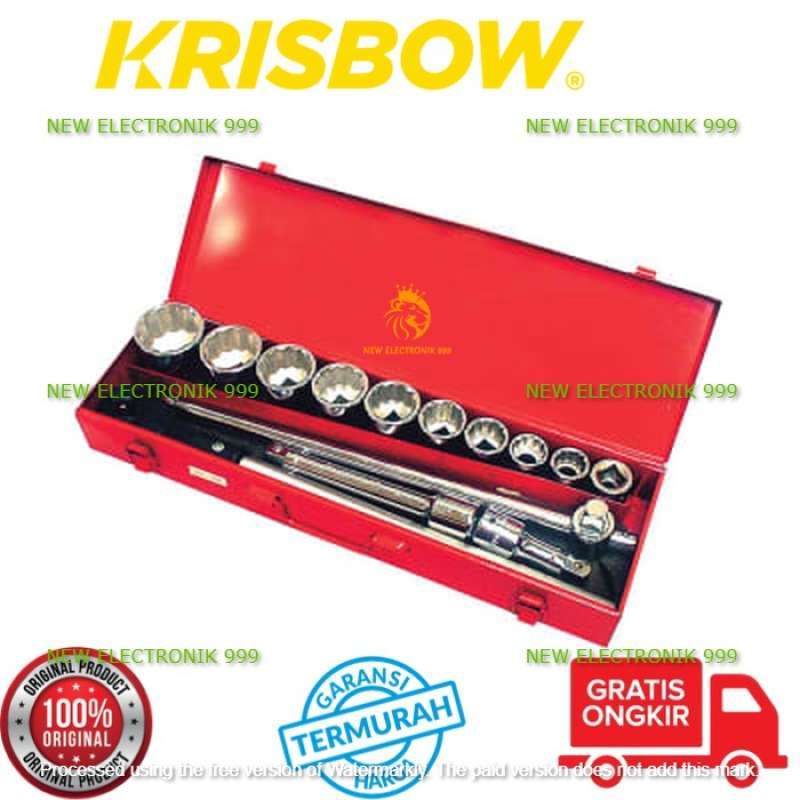 Promo Krisbow Socket Set 3/4inc 7/8-2in 14pc Lpsos8 Kw0100386 Diskon 23 ...