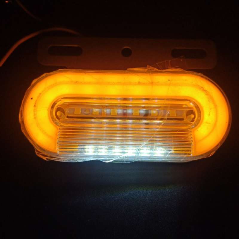 Promo Lampu Led Bak Truk Bus Variasi Lampu Truck Led Model Oval 12v-24v Box - Hijau Diskon 42% ...