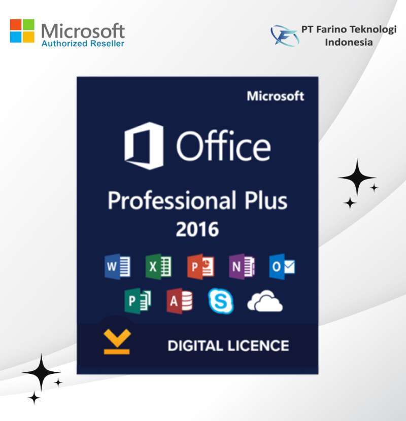 Jual Microsoft Office 2016 Pro Original License Key Lifetime Prepetual Di Seller Farinotech ...