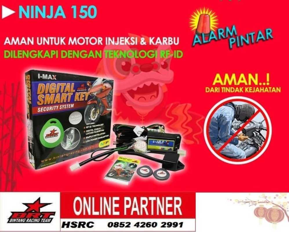 Promo Alarm Smartkey Digital Brt Kawasaki Ninja 150 Rr Kunci Pengaman Motor Diskon 23% Di Seller ...