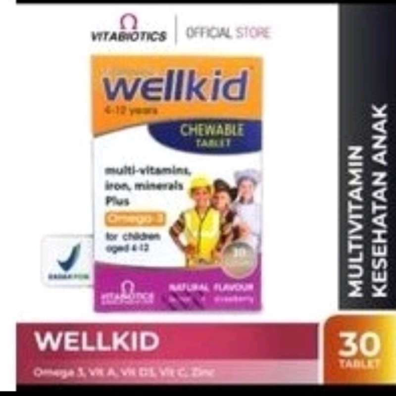 Promo Vitabiotics Wellkid Tablet Kunyah 30's (untuk Anak Usia 4-12thn ...