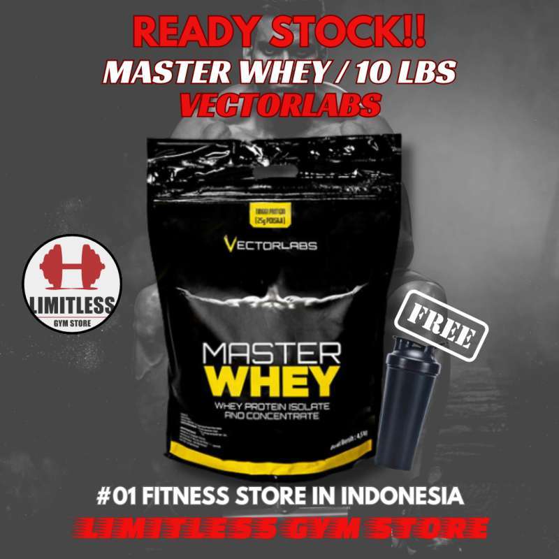Jual Vectorlabs Master Whey 10 Lbs Susu Protein Concentrate 10lbs Di