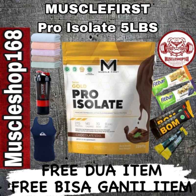 Promo M1 Muscle First Gold Pro Isolate Whey Protein 5lbs Diskon 33% Di ...
