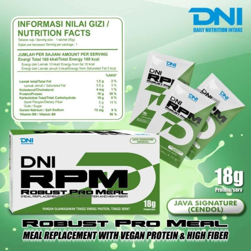 Promo Dni Rpm Robust Pro Meal 15 Sachets Whey Protein Blend Isolate ...