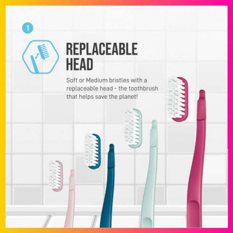 Jual Jordan Green Clean Change X2 Refill Toothbrush Soft Kepala Sikat Isi 2 Di Seller Pro-id ...