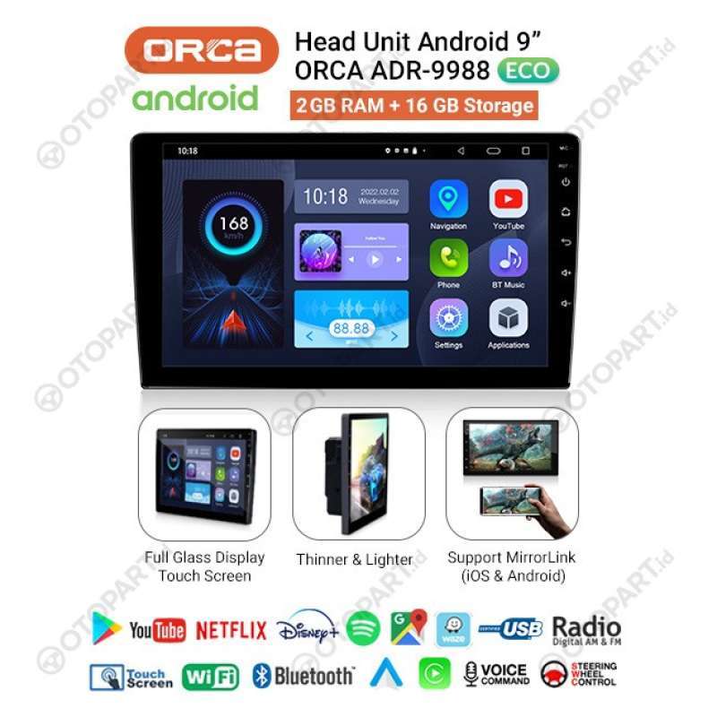 Promo Headunit Android Jazz Ge8 2008-2014 Orca 9988 Eco 10 Inch ...