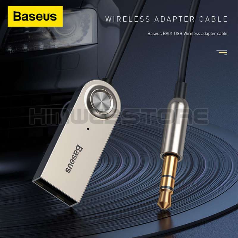 Promo Baseus Usb Wireless Audio Adapter Aux Cable Car Bluetooth ...