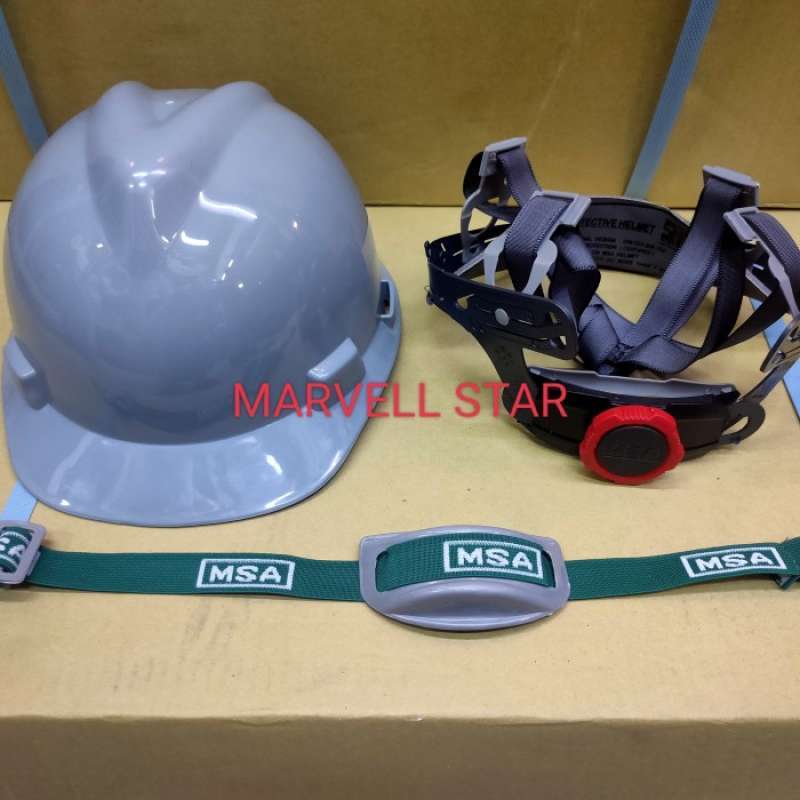 Promo Helm Msa Fastrack+tali Dagu Karet - Putih Diskon 23% Di Seller ...