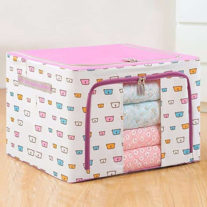 Promo Storage Box Double Zipper 66 Liters Large Box Kotak Tempat ...
