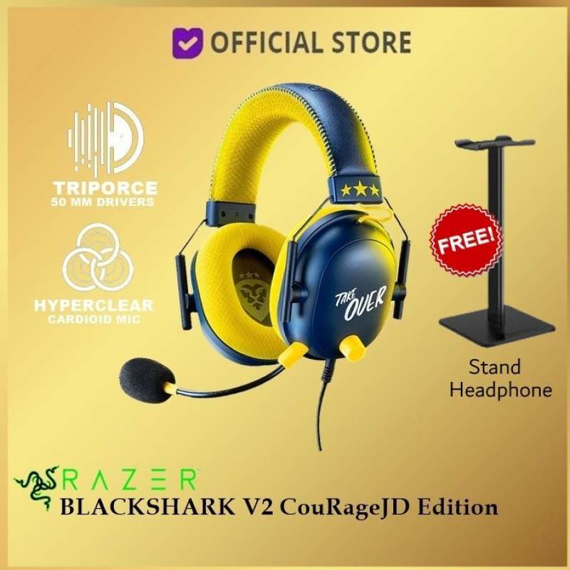 Promo Razer Blackshark V2 Courage Jd Edition Headset Black Shark ...
