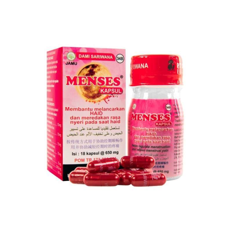 Jual Menses 18 Kapsul - Dami Sariwana - Meredakan Nyeri Saat Haid Di Seller More-id - Cengkareng ...