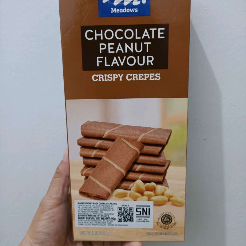 Jual Meadows Chocolate Peanut Flavor 90g/wafer Cokelat Rasa Cokelat ...