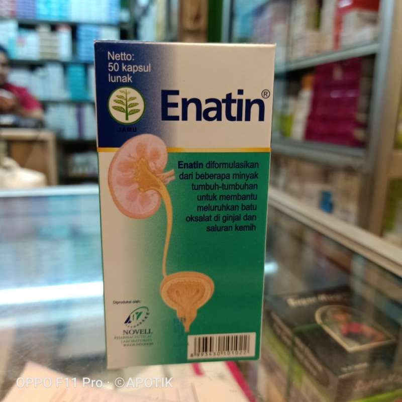 Jual Enatin 1 Botol Isi 50 Kapsul / Batu Ginjal Empedu Di Seller More ...