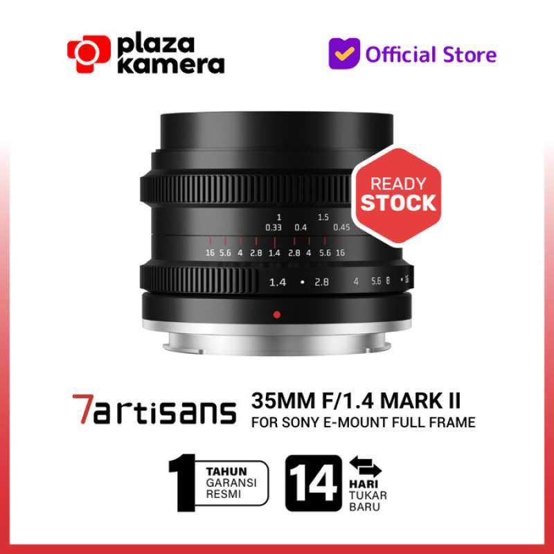 Promo 7artisans 35mm F1.4 Mark Ii For Sony E Full Frame Lensa Fix Manual Diskon 23% Di Seller ...