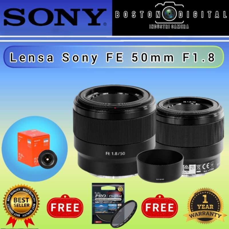 Promo Lensa Sony Fe 50mm F1.8 / Sony Fe 50mm F1.8 Diskon 23% Di Seller ...