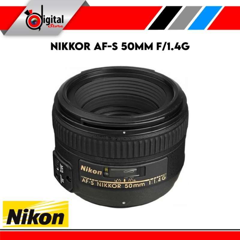 Promo Lensa Nikkor Af-s 50mm F/1.4g - Lensa Nikon 50mm F1.4g Diskon 23% Di Seller Guinevere ...