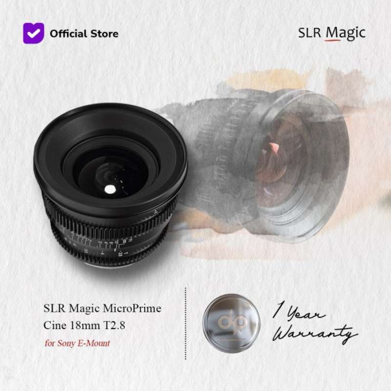 Promo Slr Magic Microprime Cine 18mm T2.8 Lens For Sony E Mount Resmi ...