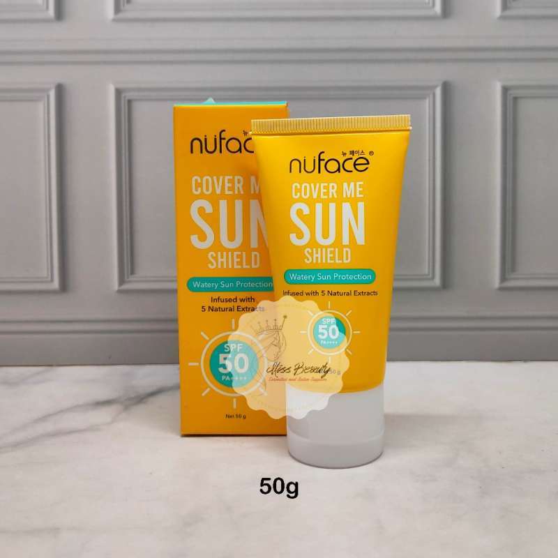 Jual Nuface Sunscreen Cover Me Sun Shield - 50g - Spf 50 (kuning) Di ...