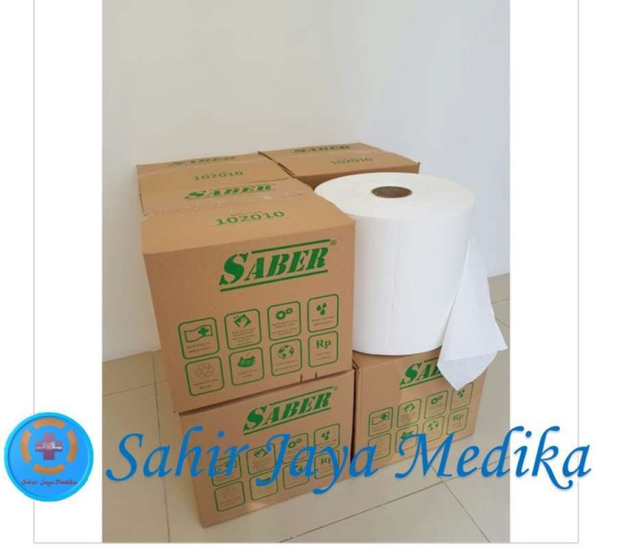 Promo Tissue Industri Pengganti Kain Majun Saber70 1 Roll 900 Lembar ...