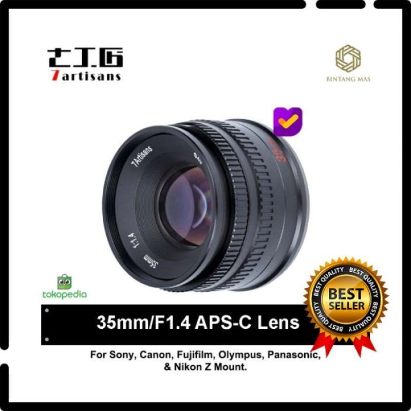 Jual 7artisans 35mm/f1.4 Aps-c Lens Format For Mirrorless Camera - Micro 4/3 Di Seller Winter ...