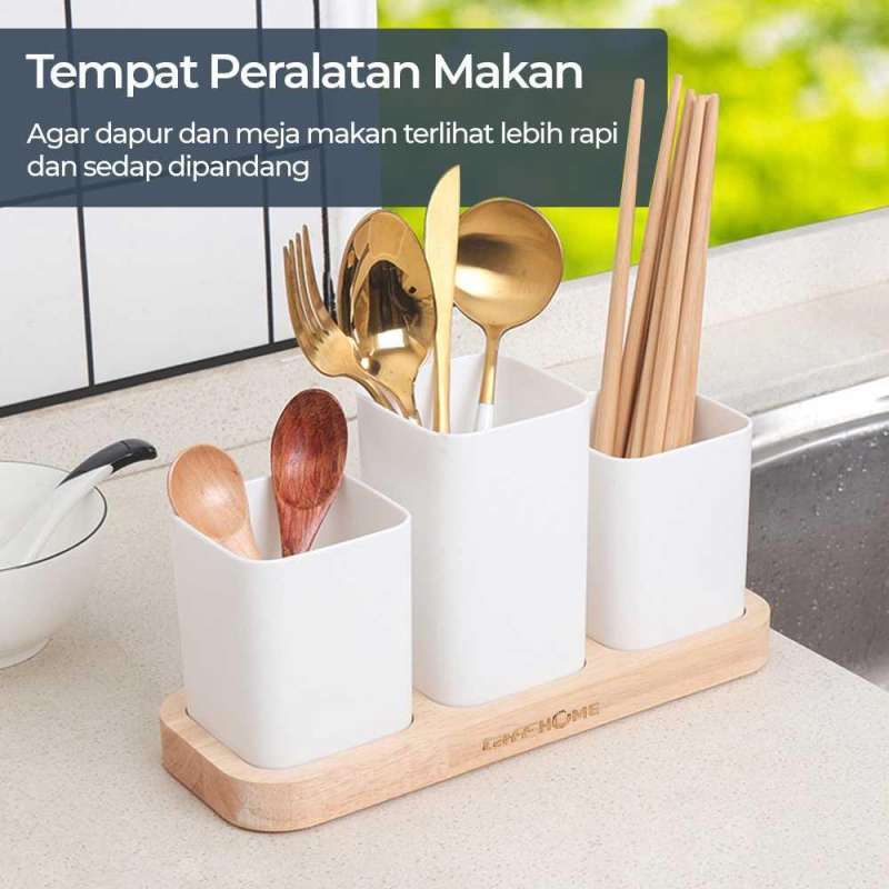 Jual Rak Organizer Dapur Tempat Sendok Garpu 3 Gelas Ll251 Rak Dinding ...