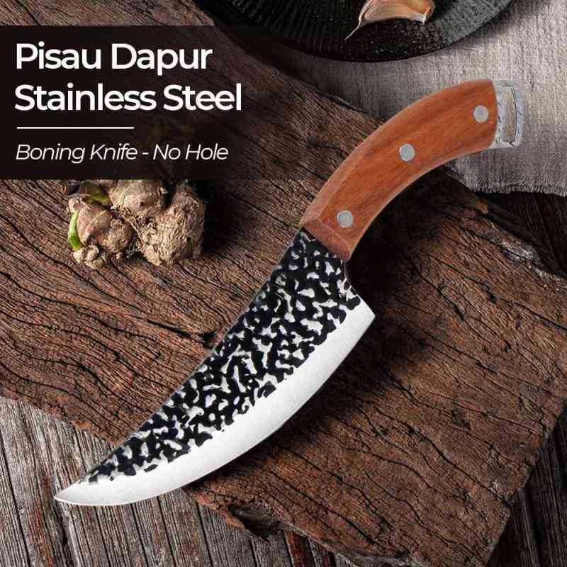 Jual Allwin Pisau Dapur Daging Stainless Steel Boning Knife With Hole ...