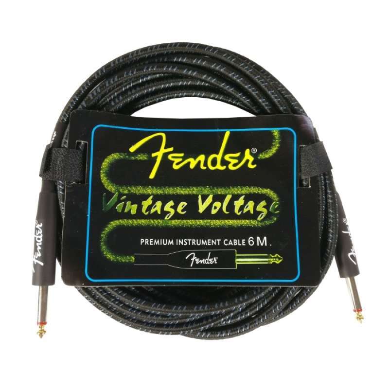 Promo Kabel Jack Fender 6 Meter Vintage Voltage Gitar Dan Bass Fc-06 ...