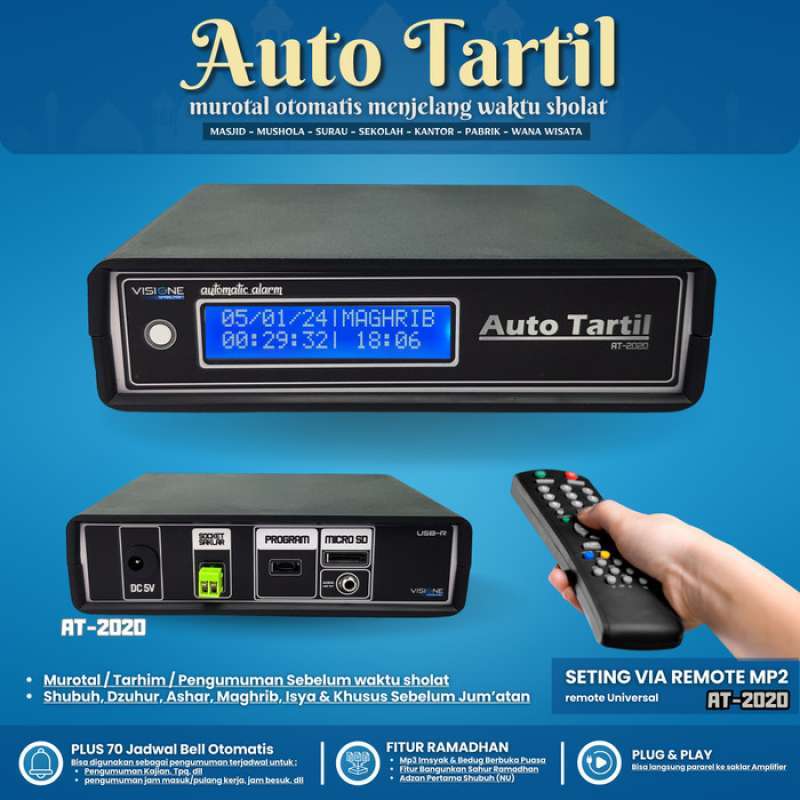 Jual Mesin Adzan Otomatis Murotal Tarhim Auto Murotal Tartil Otomatis ...