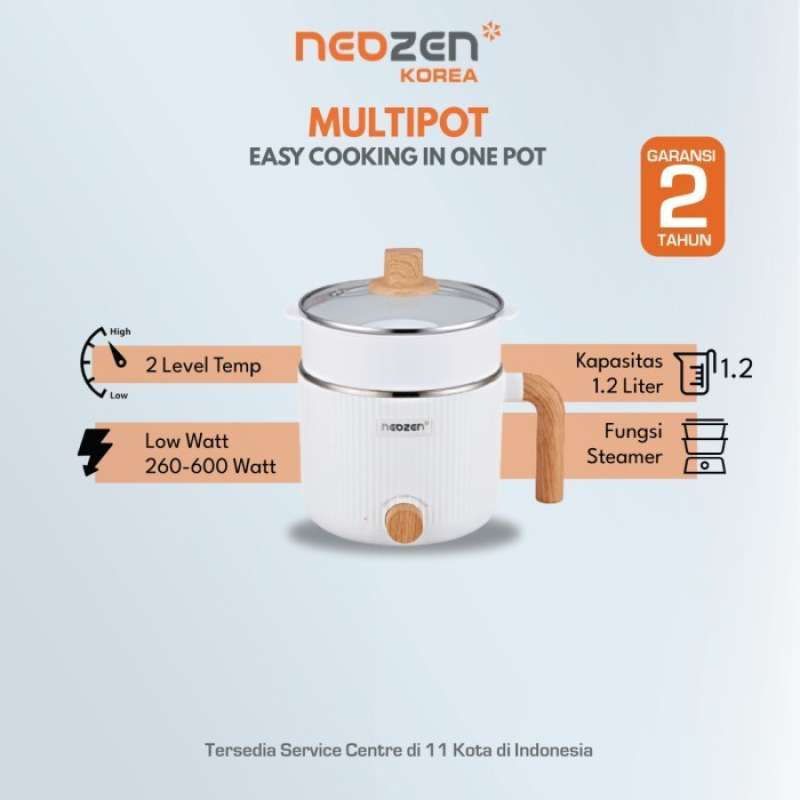 Jual Neozen Electric Multipot Dengan Steamer - Panci Listrik Serbaguna ...