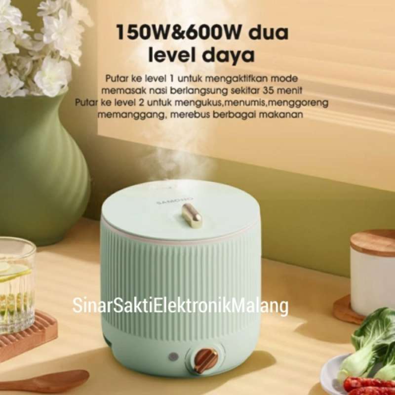Jual Samono Rice Cooker Serbaguna Panci Listrik Slow Cooker Keramik 2 ...