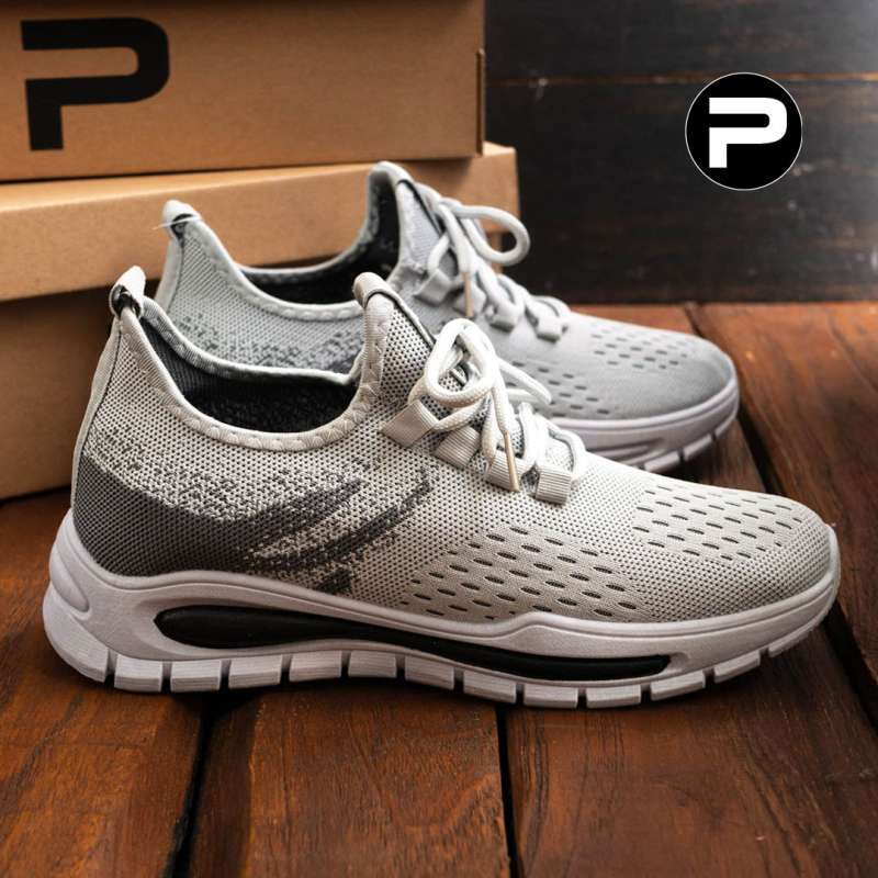 Promo Paulmay Sepatu Slipon Pria Wanita Garuda Series Grey Diskon 50% ...