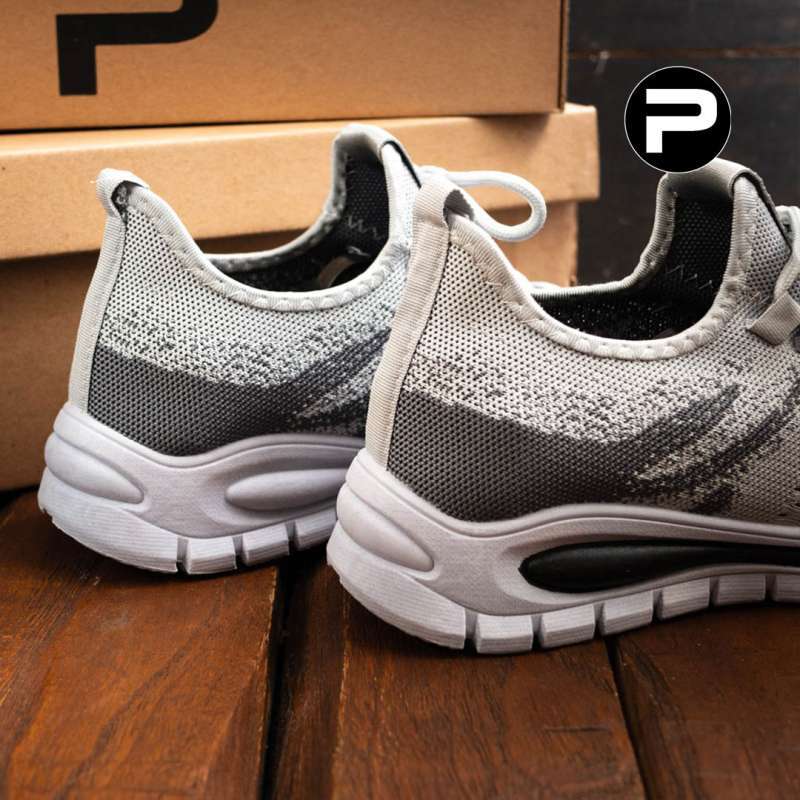 Promo Paulmay Sepatu Slipon Pria Wanita Garuda Series Grey Diskon 50% ...