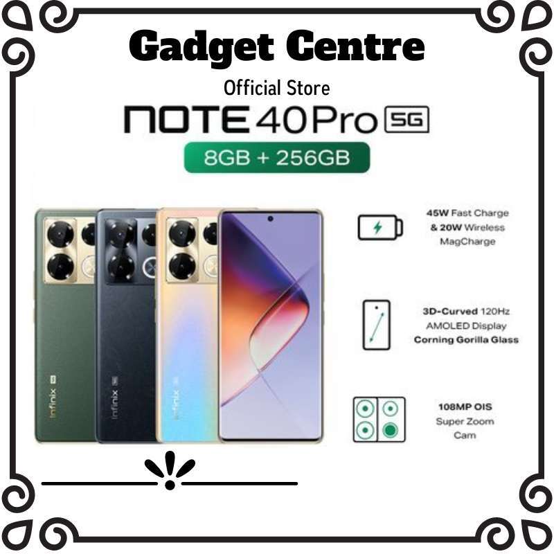 Promo Infinix Note 40 Pro 5g 8/256gb - Up To 16gb Extended Ram - Nfc ...