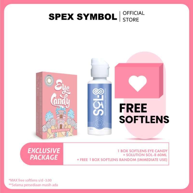 Promo Bundling Eye Candy Sunset + Solution Sol-8 + Free Softlens - -0.75 Diskon 23% Di Seller ...