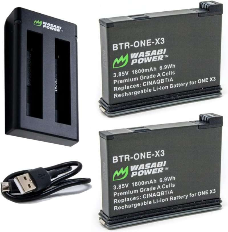 Jual Wasabi Power Battery & Charger Untuk Insta360 One X3 Insta 360 ...