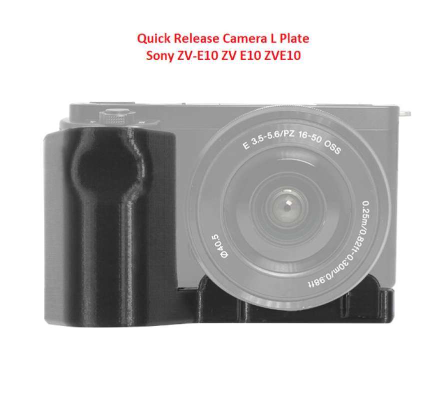 Jual 3d Printed Pla Quick Release Camera L Plate Sony Zv-e10 Zv E10 Di ...
