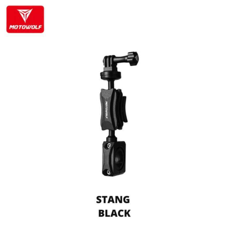 Jual Mounting Motor Gopro Motowolf Breket Action Cam Insta360 Cnc Alloy ...