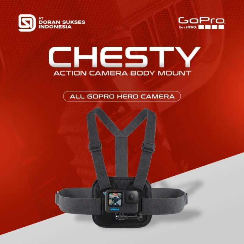 Jual Chesty Action Camera Gopro Hero Body Mount | Gopro Chest Mount ...