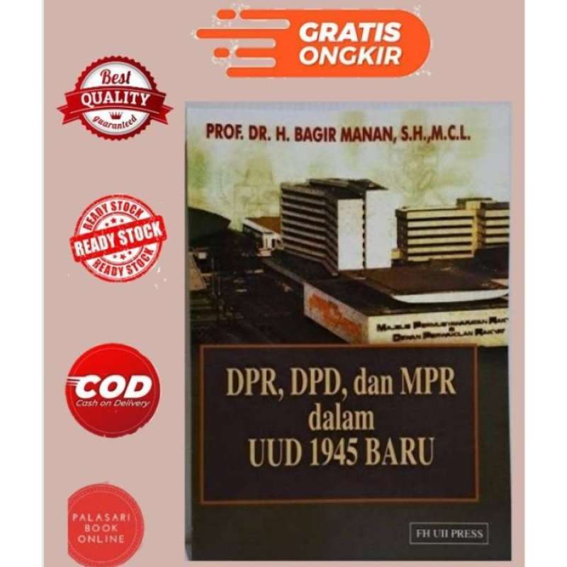 Jual - Buku Dpr Dpd Dan Mpr Dalam Uud 1945 Baru Bagir Manan - Di Seller ...