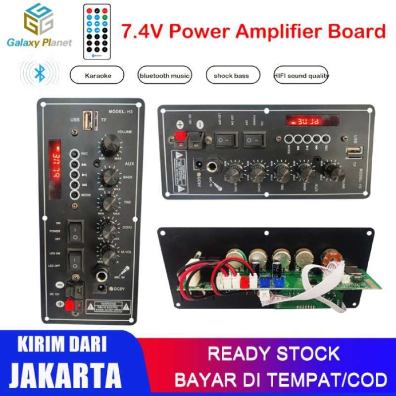 Jual 7.4v Amplifier Board Audio Bluetooth Usb Radio Tf Diy Subwoofer Di ...