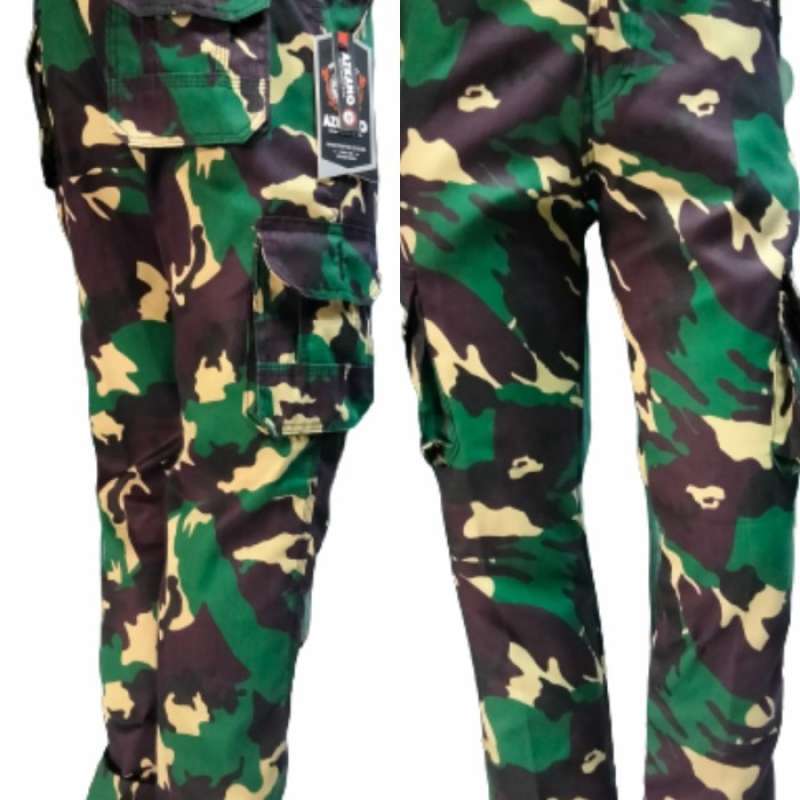 Jual Celana Panjang Loreng Cargo Army Loreng Tentara Loreng Tni Doreng ...
