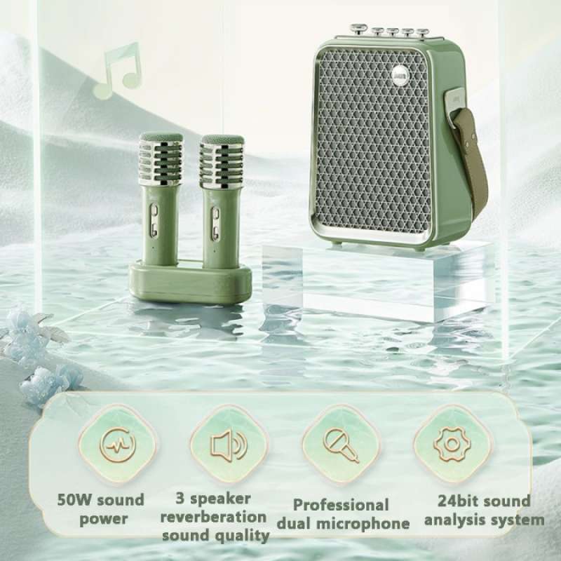 Jual Divoom Songbird-hq 50w Dual Mic Karaoke & Bluetooth Speaker ...