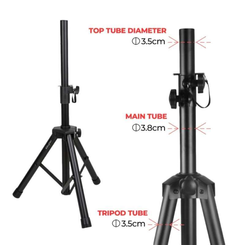 Jual Advance Stand Speaker Tiang Tripod Speaker Besi Tinggi 100-171cm Tss70 Di Seller Circlet ...
