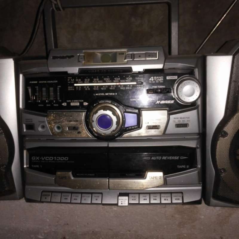 Jual Elekronic: Compo Sharp Simba Gx-vcd1300 Tape Recorder Doubledeck ...