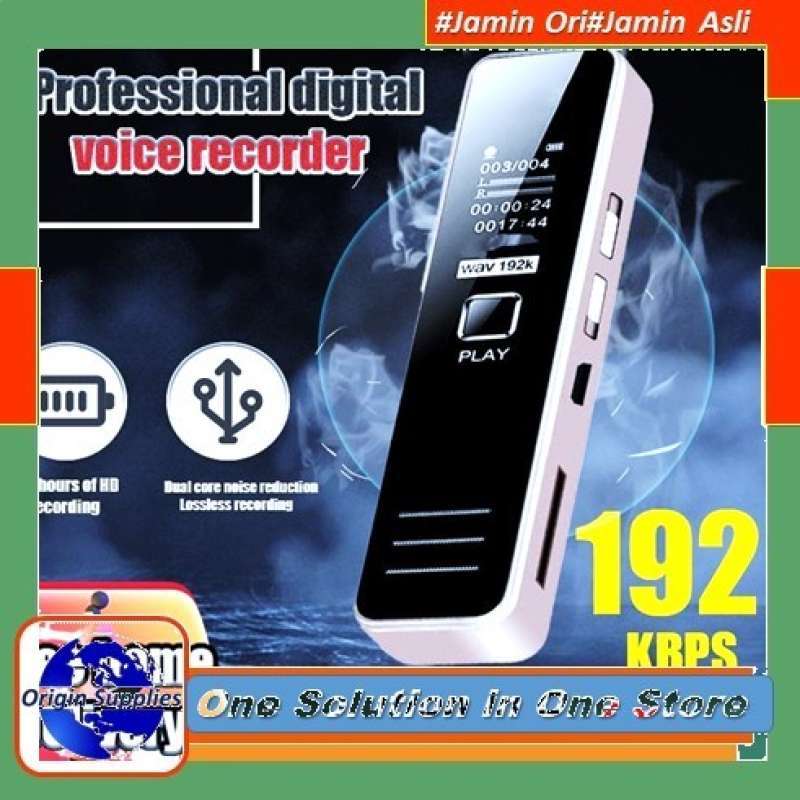 Jual Voice Recorder Perekam Suara Audio Spy Digital Mini Usb Oled Di ...