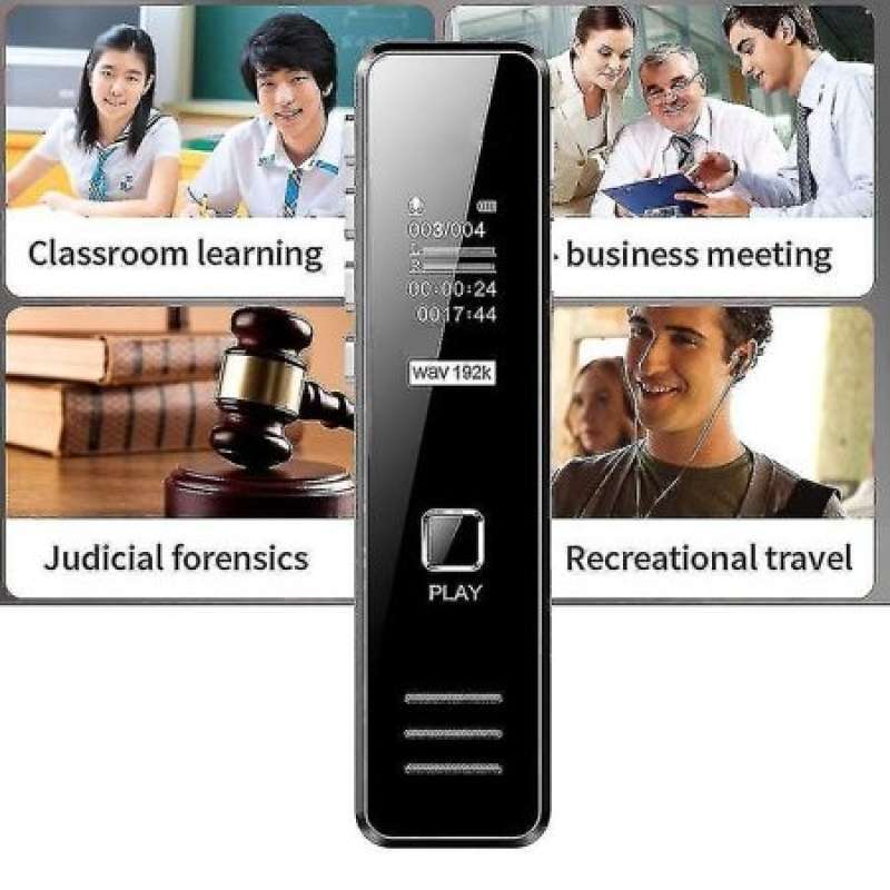 Jual Voice Recorder Perekam Suara Audio Spy Digital Mini Usb Oled Di ...
