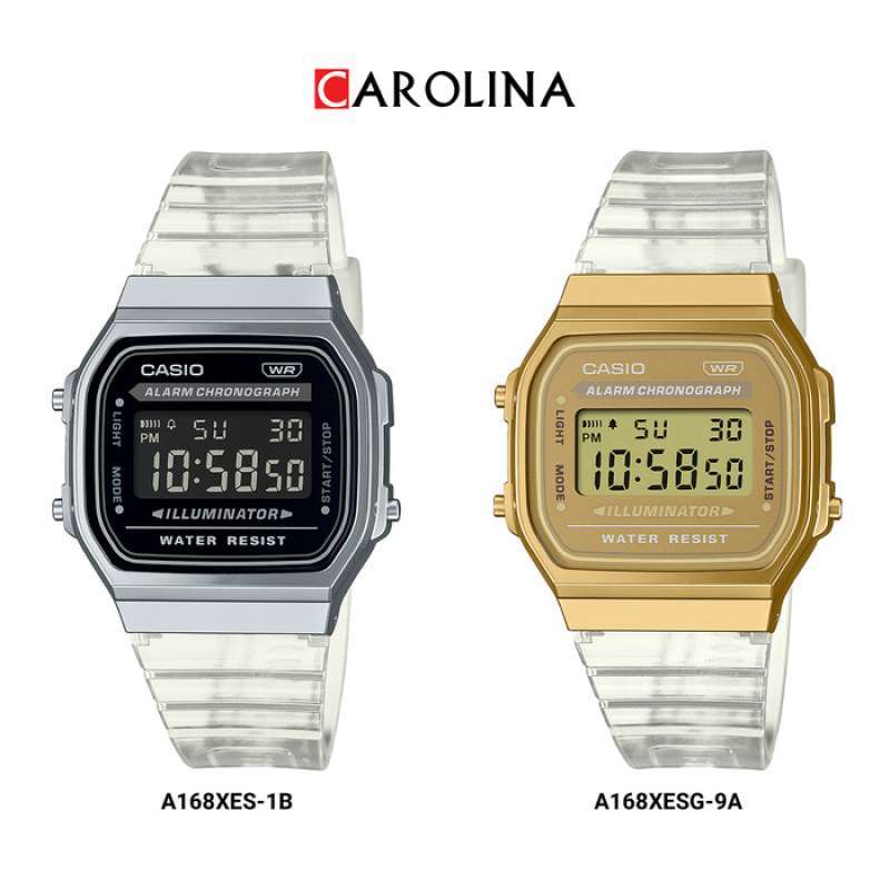 Jual Jam Tangan Unisex Casio Vintage A168xes-1b Digital Dial Resin Band Di Seller Wd_store ...