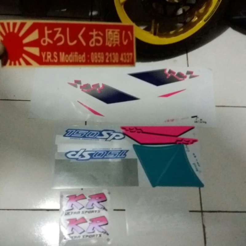 Promo Striping Ssr Konsep Kr Sp Ninja Thailand Biru Diskon 23% Di ...